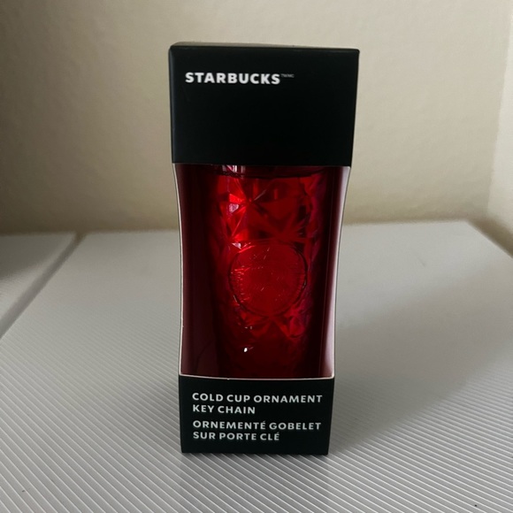 Starbucks | Holiday | Nwt Starbucks Cold Cup Ornament Keychain 223 ...